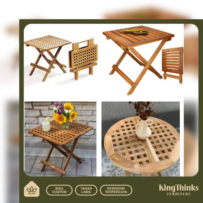 Jual Meja Piknik Murah Bahan Kayu Jati Terbaik | Shopee Indonesia
