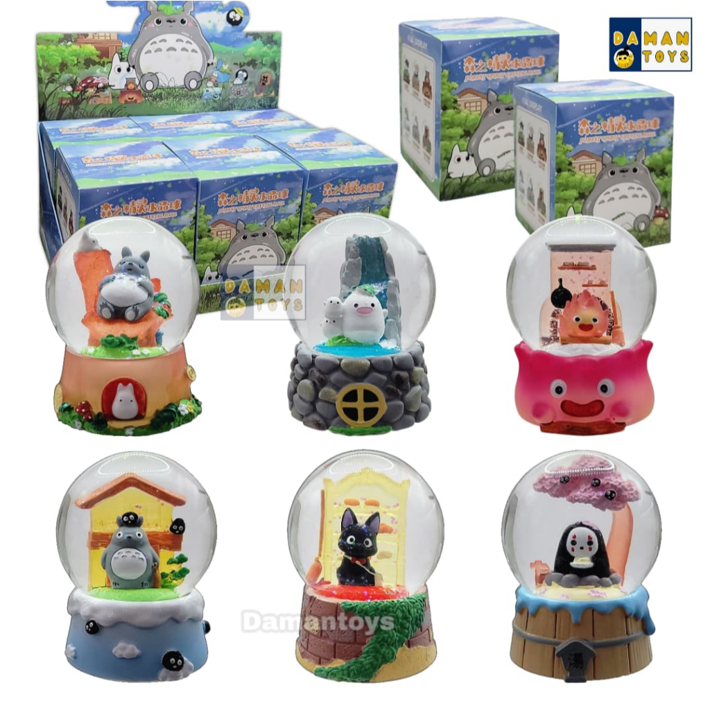 Jual BLIND BOX Ghibli Crystal Lamp Box Totoro Spirited Away Kiki Howl's ...
