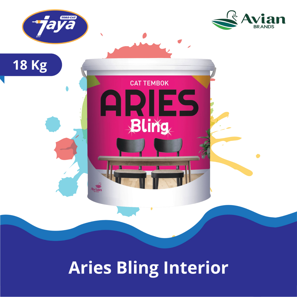 Jual Cat Tembok Murah Avian Aries Bling Warna Lengkap 18 Kg 18Kg Pail ...