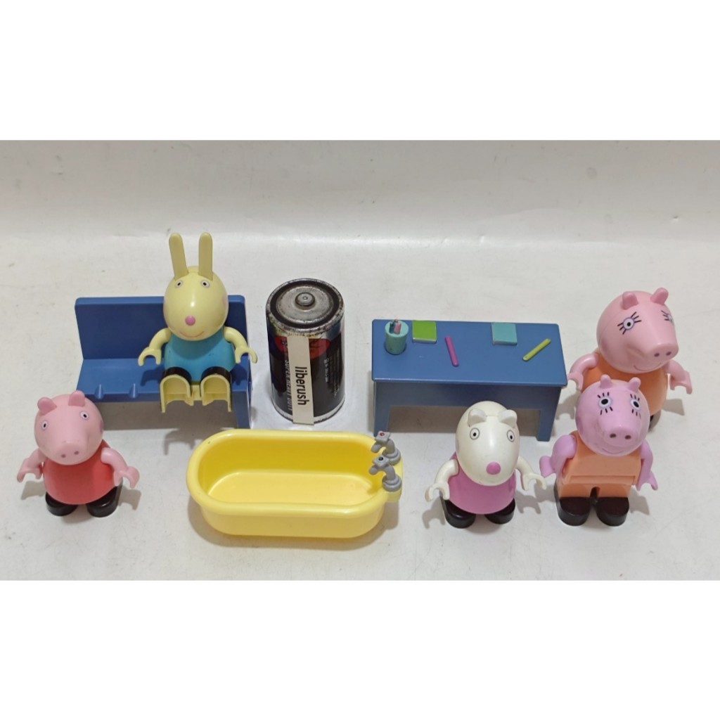 Jual Set abd peppa pig rebecca rabbit suzy suzie sheep mega bloks brick ...