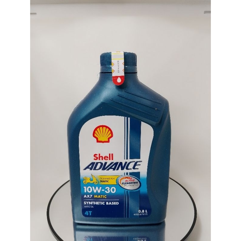 Jual OLI PELUMAS MESIN SHELL ADVANCE MATIC AX7 800 ML 10W-30 OLI MESIN ...