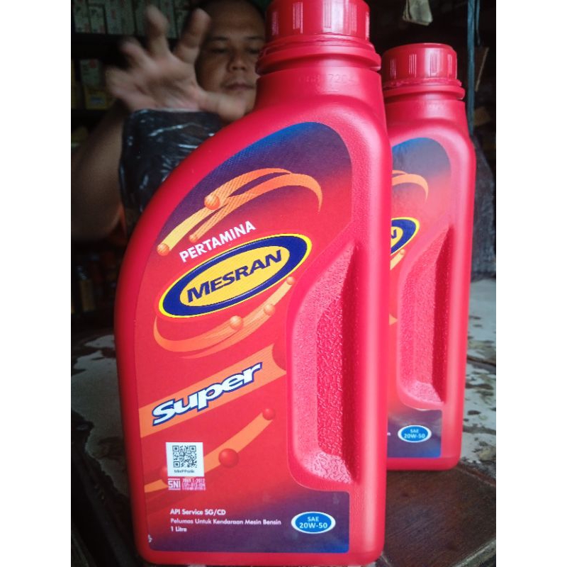 Jual OLI MESIN PERTAMINA MESRAN SUPER SAE 20W-50 1 LITER ( 1 DUS ...