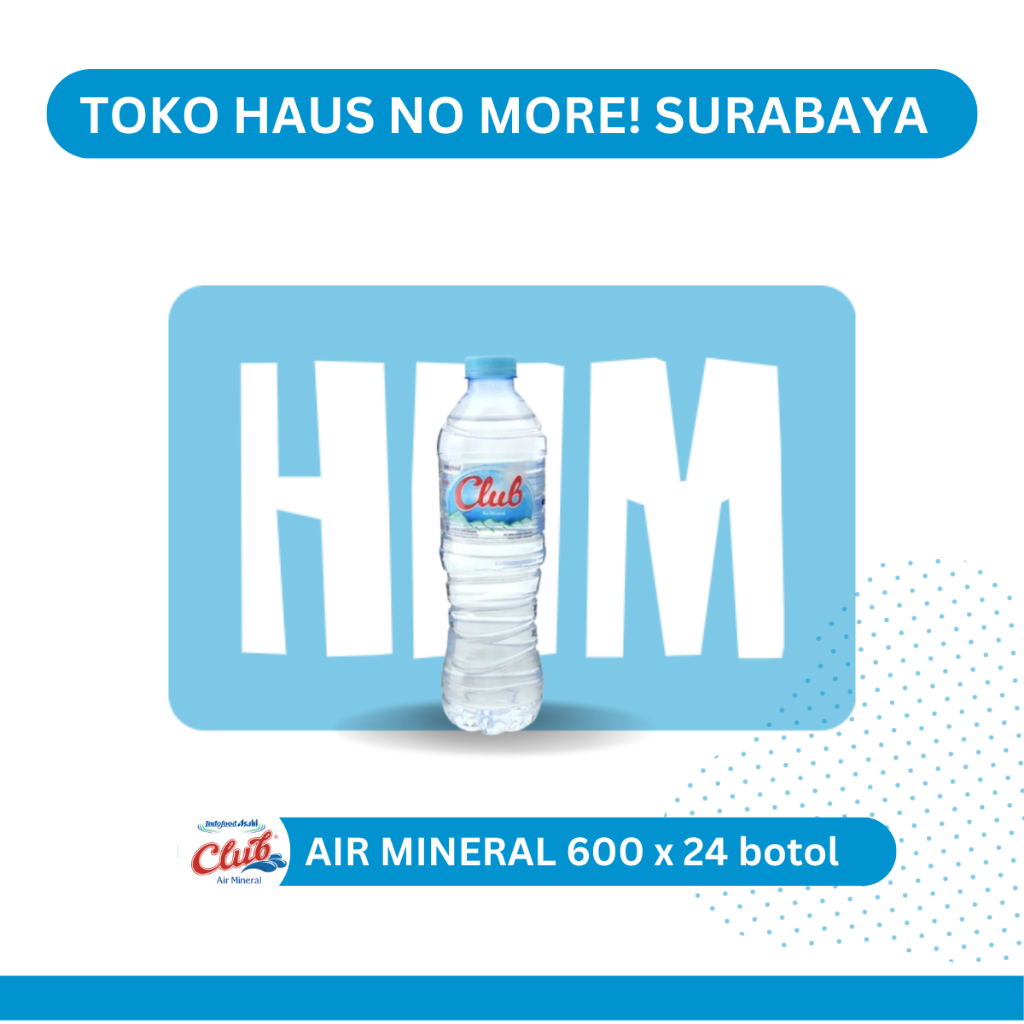 Jual Club Air Mineral 600ml (1 box isi 24 botol) | Shopee Indonesia