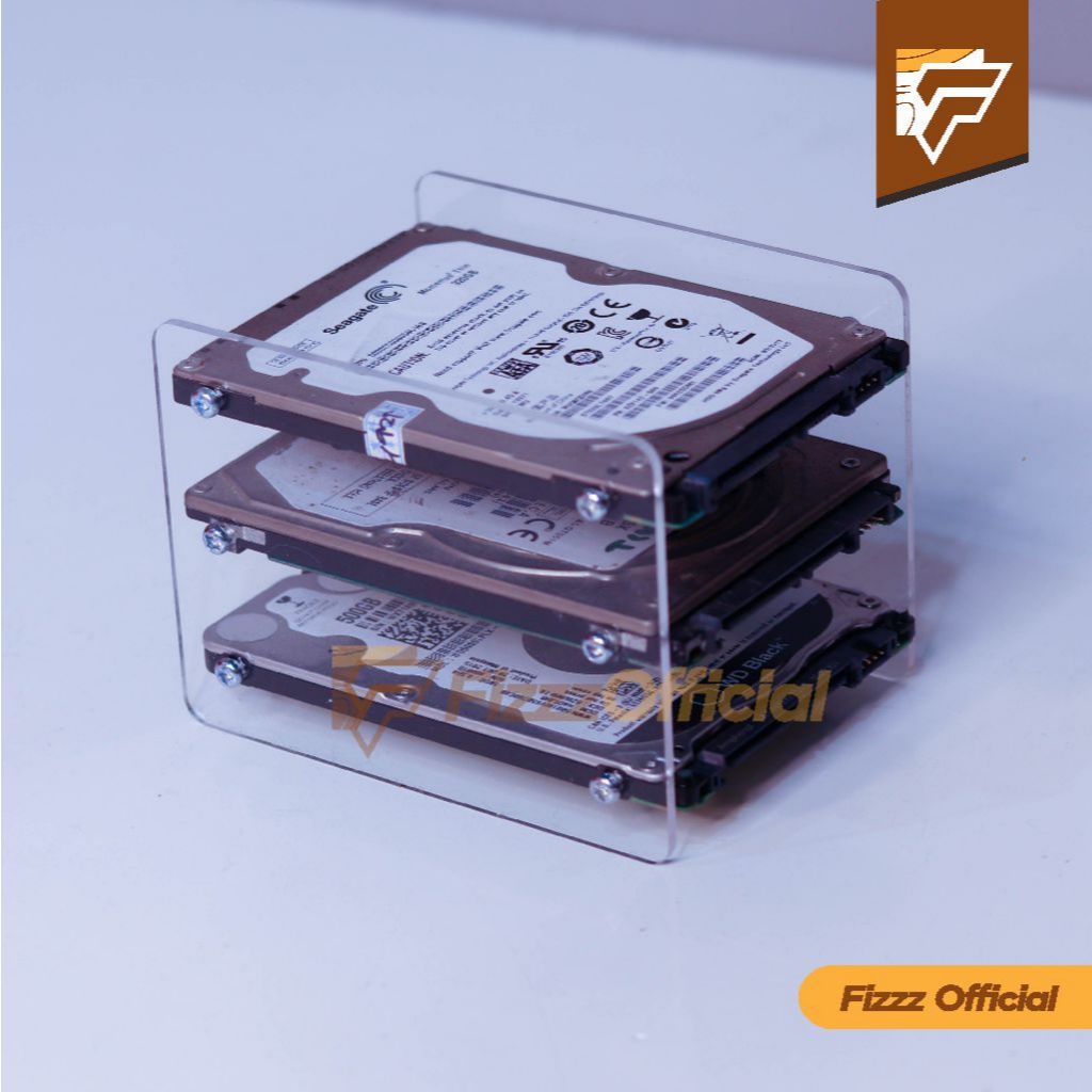 Jual Tempat Penyimpanan HDD SSD 2.5 Akrilik Bening Cutting Sudah ...