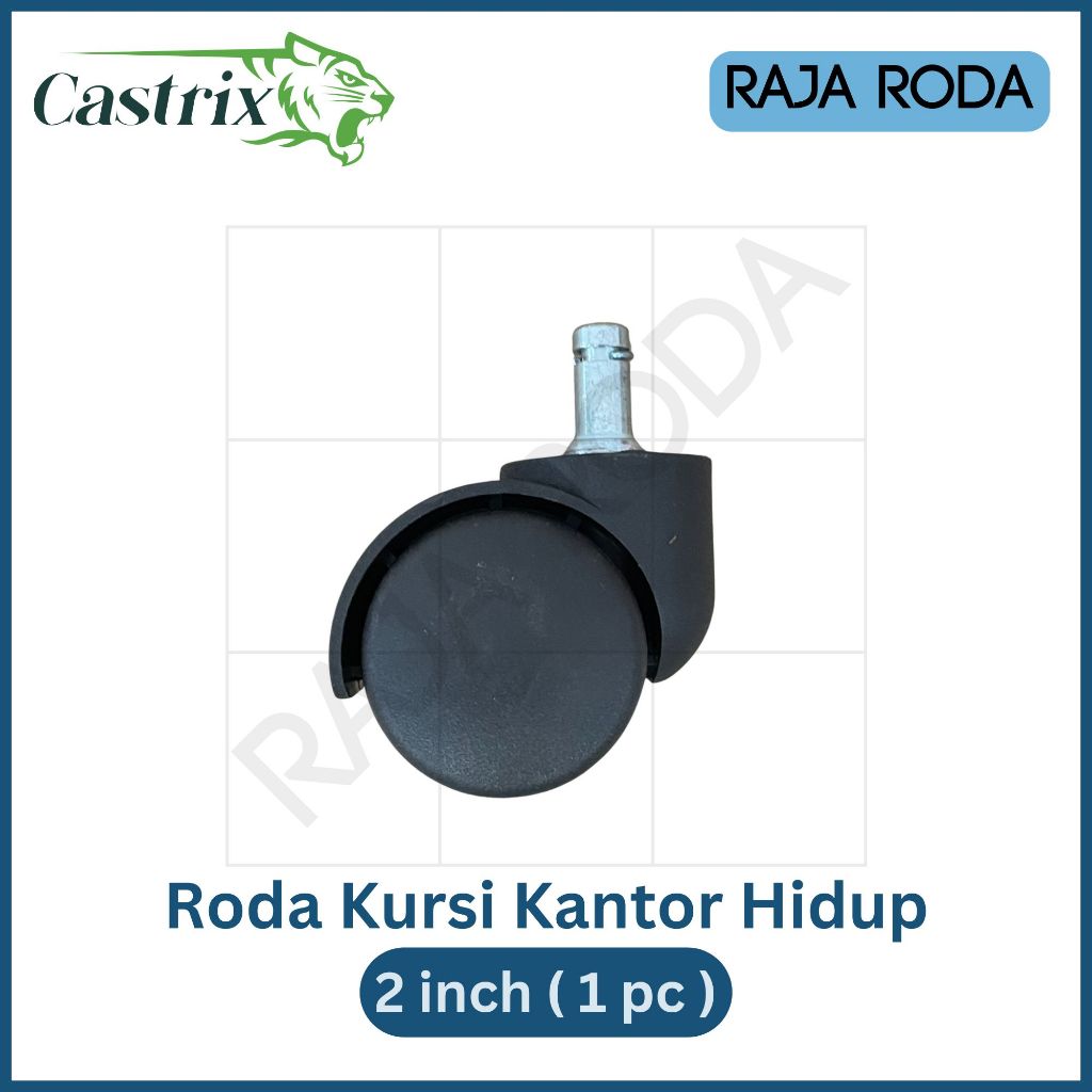 Jual Castrix Roda Kursi Kantor Meja Komputer Tancap Colok 2" Furniture ...