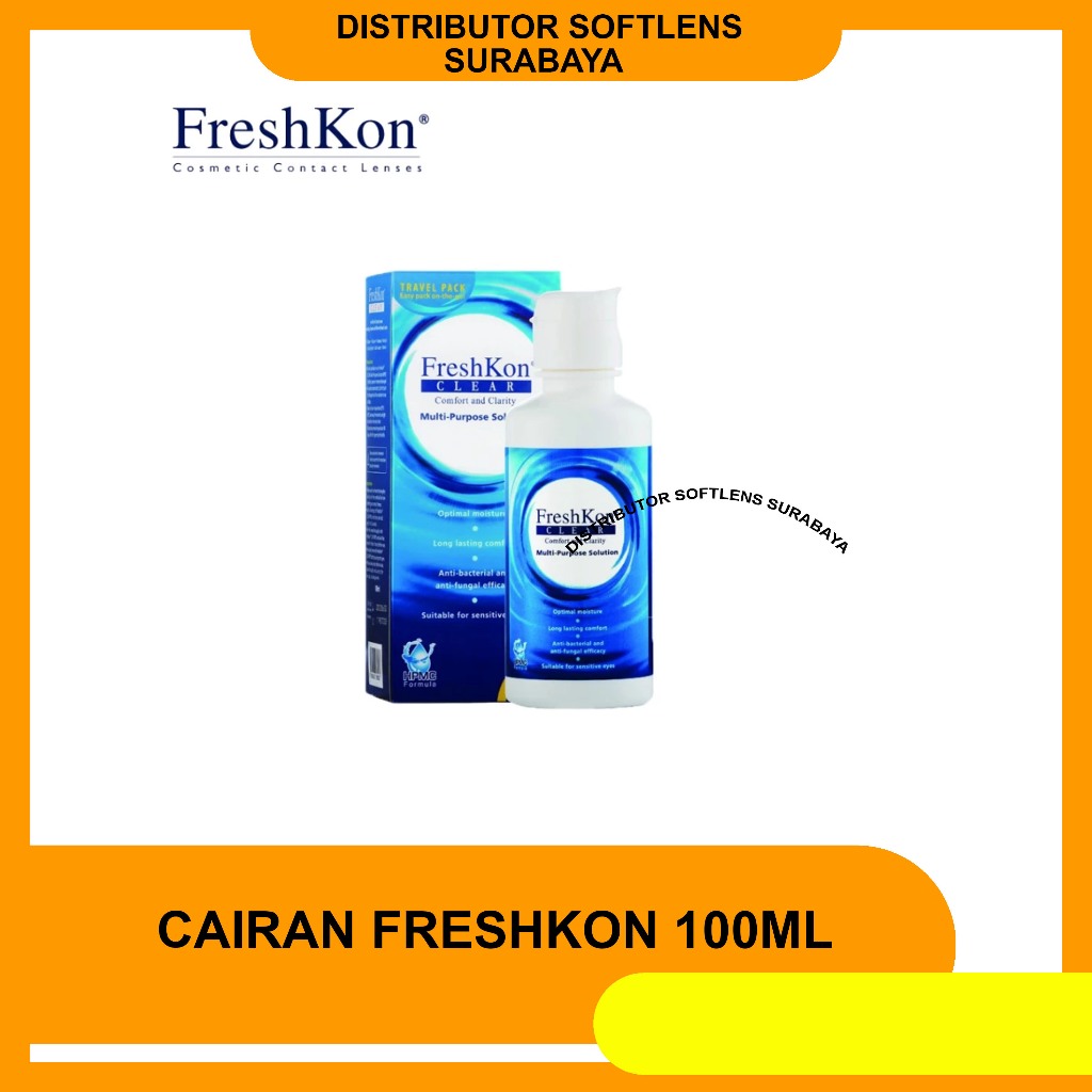 Jual Air Softlens Freshkon 100ml Multi Purpose Solution / Air Softlens ...