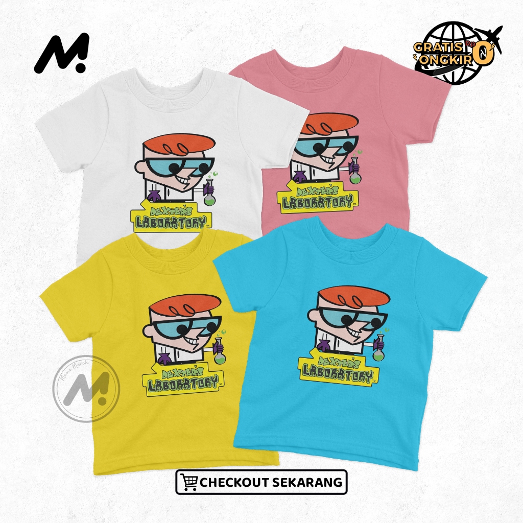 Jual Mama Merch - Baju Kaos Anak Premium Kartun Dexters Laboratory V2 ...