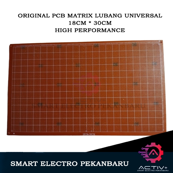 Jual ORIGINAL PCB LUBANG 18CM * 30CM PAPAN PCB MATRIX UNIVERSAL 18*30 18X30 CM 18 30 CM | Shopee ...