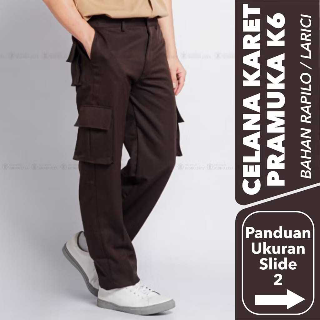 Jual CELANA PRAMUKA UNTUK TINGKAT /SMP/SMA MODEL PDL/GAMBLO | Shopee ...