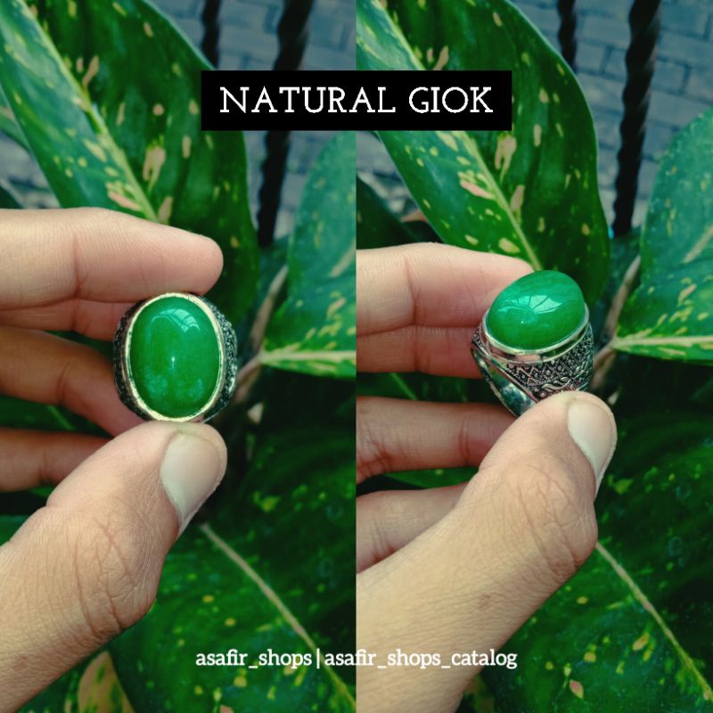 Jual Cincin Akik Natural Giok Top Quality | Shopee Indonesia