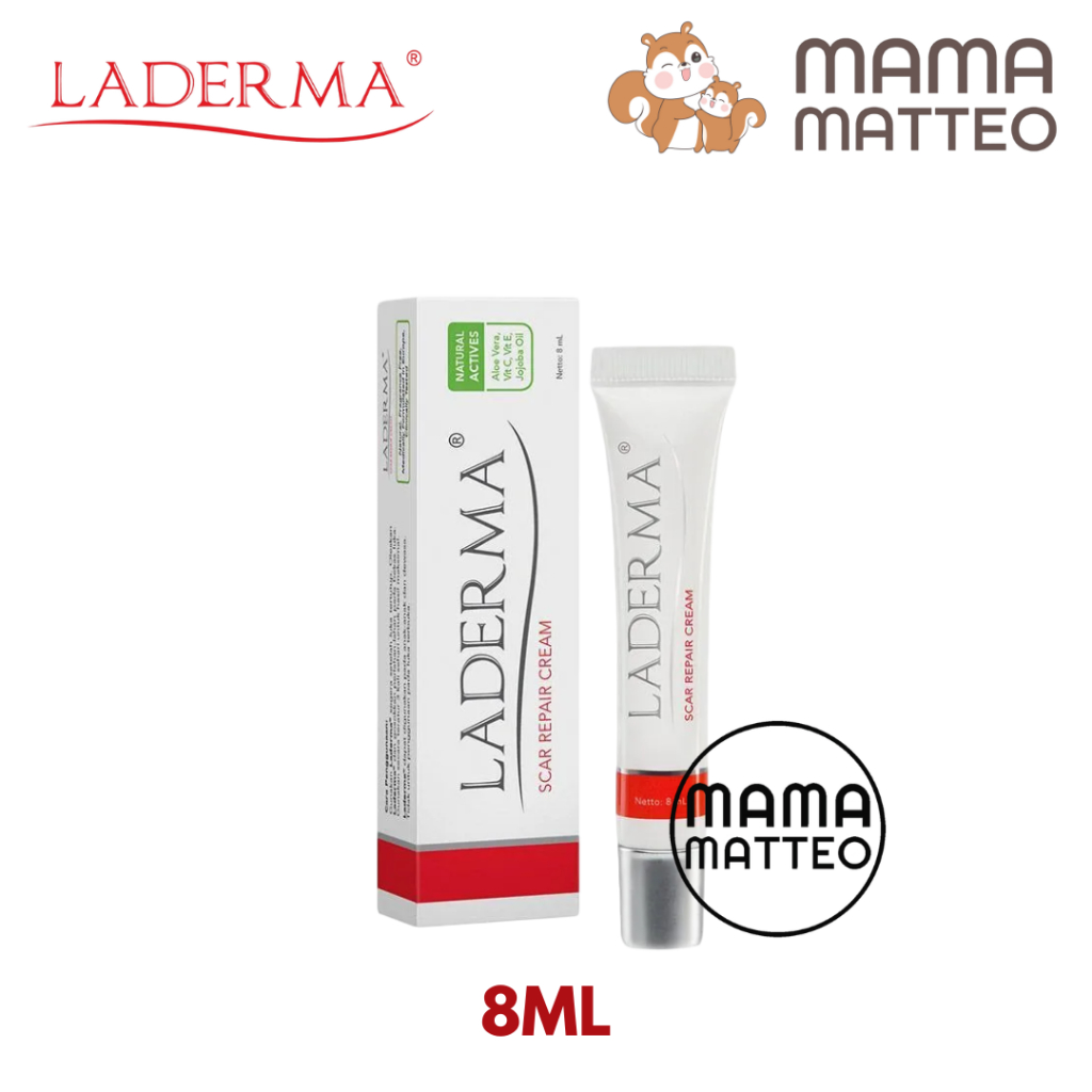 Jual LADERMA Cream 8ml / Krim Pelembab Memudarkan Penghilang Bekas Luka ...