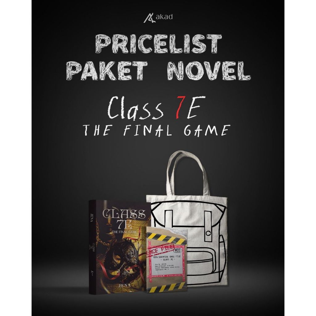 Jual Novel Class 7E The Final Game + Jena Akad Novelwattpad | Shopee ...