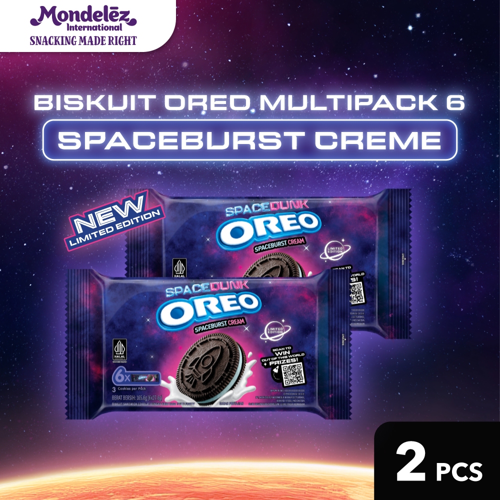Jual OREO SPACEBURST CREAM MULTIPACK 6 X 27.6G x 2 | Cookies Biskuit ...