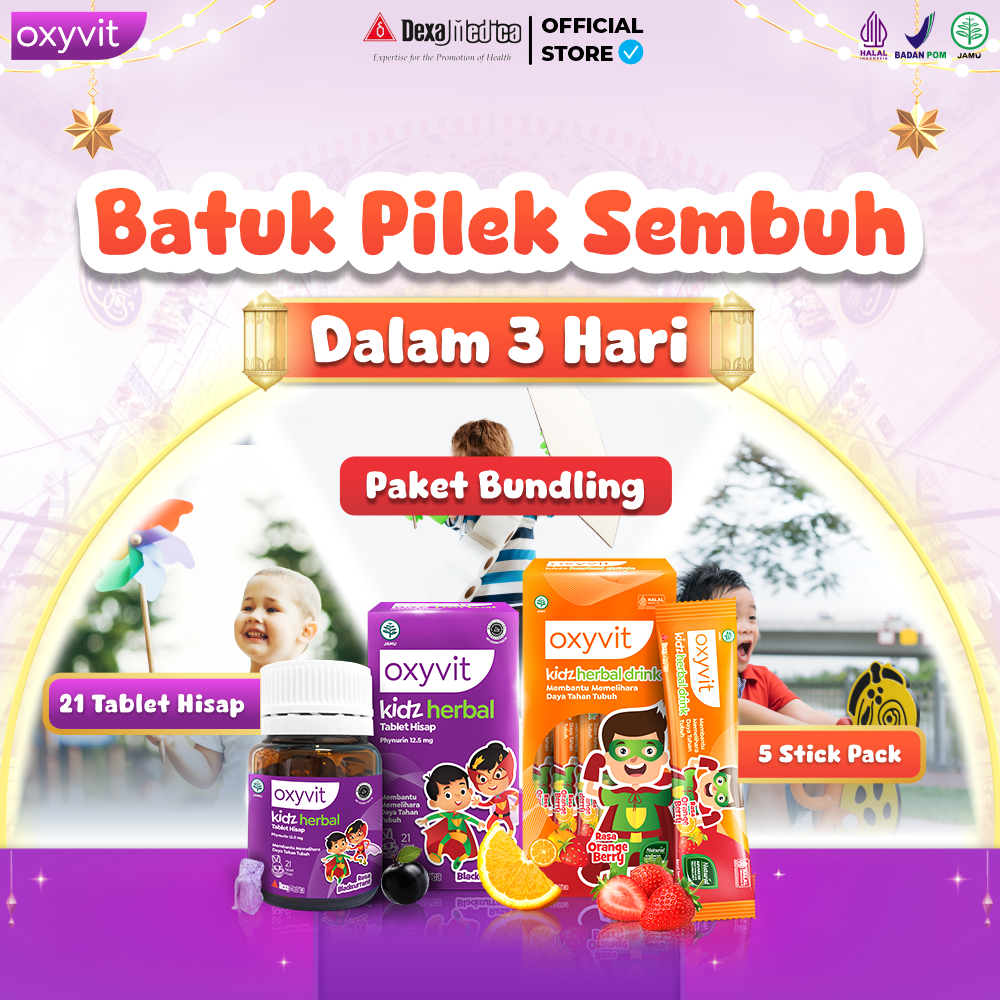 Jual Bundling 1 Box Drink dan 1 Box Tablet - Oxyvit Kidz - Vitamin ...