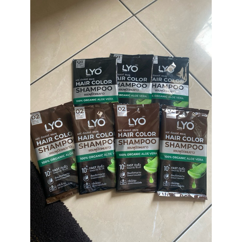 Jual shampo hair color Lyo ready stock | Shopee Indonesia