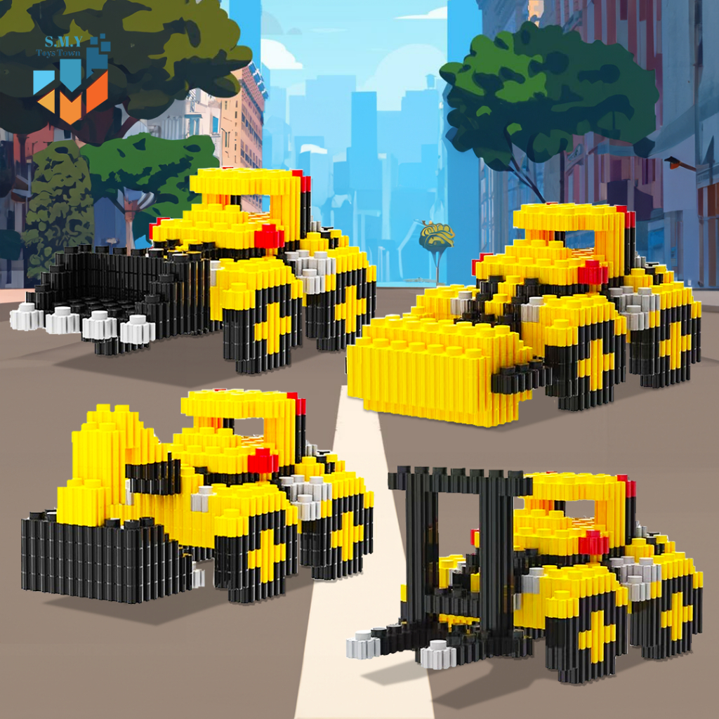 Jual SMY Toystown Mobil Mobilan Konstruksi Mini Nano Block Bricks ...