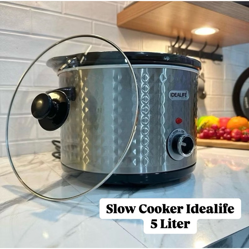 Jual Slow Cooker Idealife 5 Liter | Shopee Indonesia
