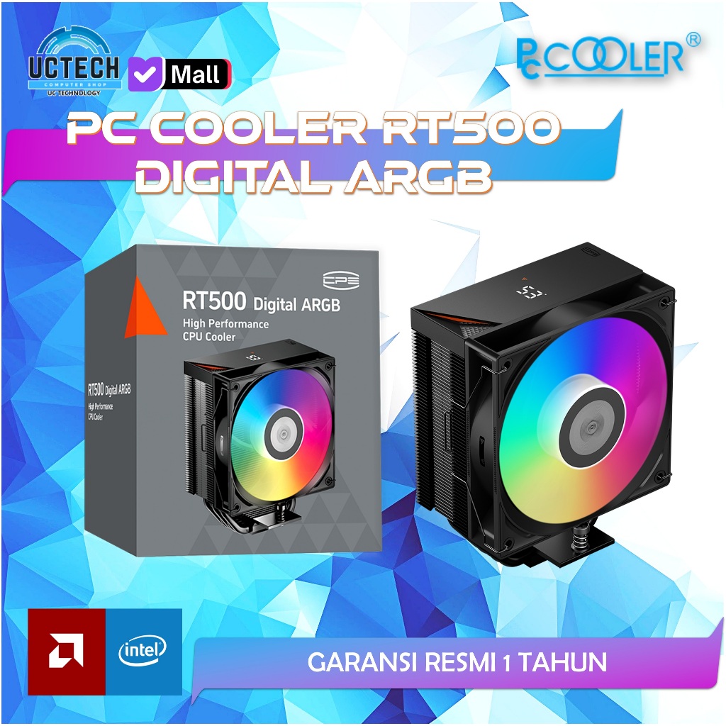 Jual RCCOOLER / PC COOLER RT500 Digital ARGB Karpet PC Cooler Intel | Shopee Indonesia