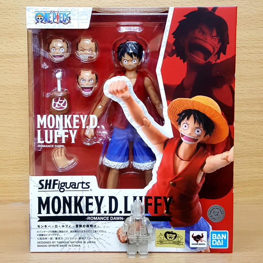 Jual S.H.Figuarts Monkey. D. Luffy 145mm Action Figure -Romance Dawn- SHF ONE PIECE • Eiichiro ...