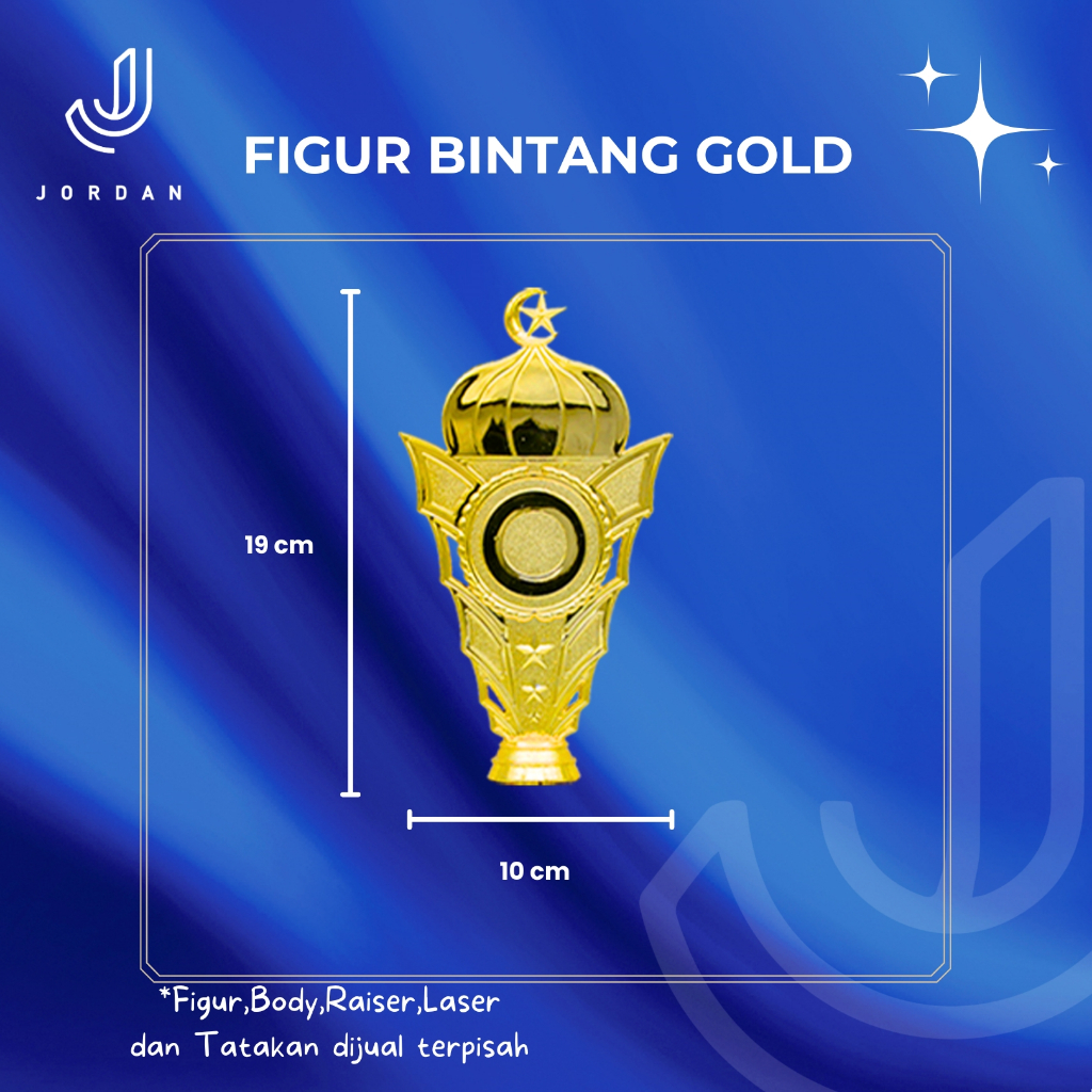Jual Figur Piala Bintang, Jordan Trophy (6 pcs) | Shopee Indonesia