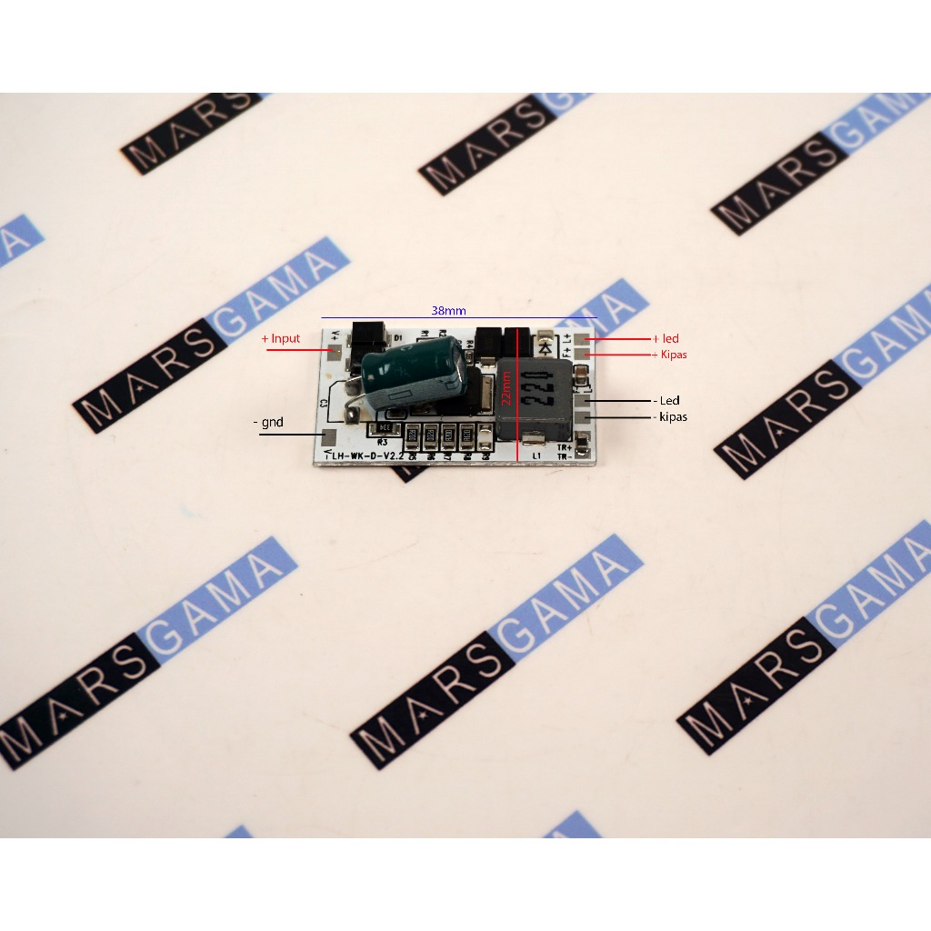 Jual DRIVER LED 2A L 2.5A 30W INPUT 12-25V DC UNTUK CSP LED DLL ...