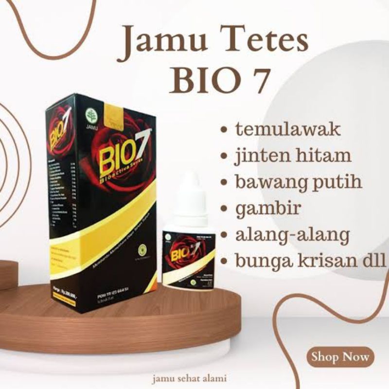 Jual Bio 7 Bio Seven Bio7 Jamu Herbal Tetes Terbaik | Shopee Indonesia