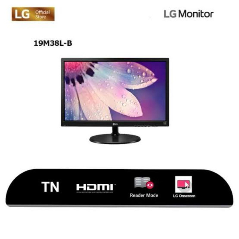 Jual LED MONITOR LG 19 INCH LG 19M38L-B HDMI VGA | Shopee Indonesia