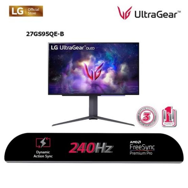 Jual Monitor LG 27GS95QE OLED UltraGear QHD 240hz NVIDIA G-SYNC ...