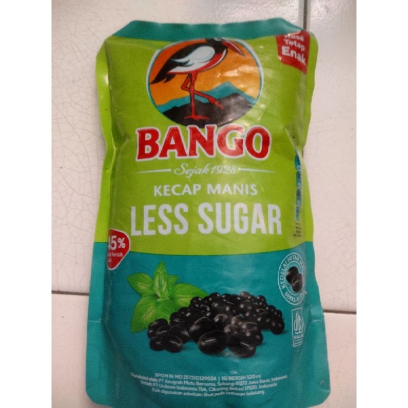Jual Kecap Bango kecap manis Less sugar 520ml | Shopee Indonesia