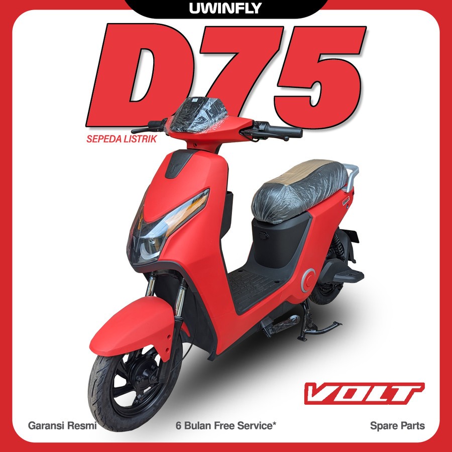 Jual Uwinfly D75 Sepeda Listrik 500W / Garansi Resmi U-winfly Electric Bike D 75 | Shopee Indonesia