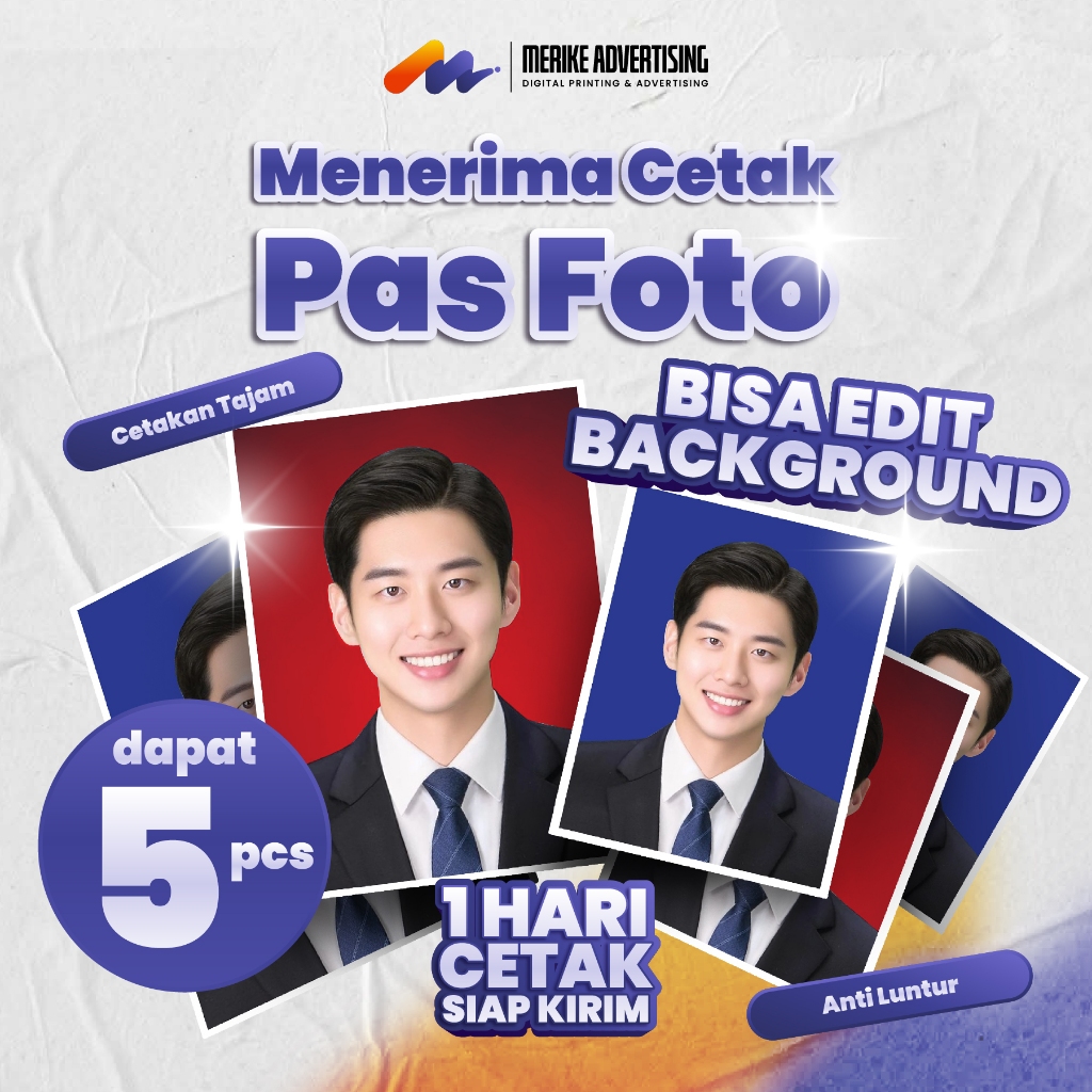 Jual CETAK PAS FOTO UKURAN 3x4 & 4x6 CEPAT, TINTA TAJAM, BERKUALITAS ...