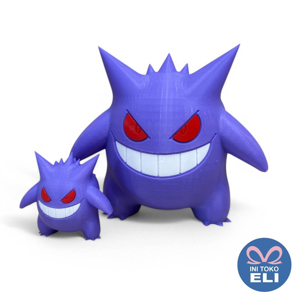 Jual Figur Raksasa Pokemon Gengar Dekorasi Koleksi Unik 19 cm | Shopee ...