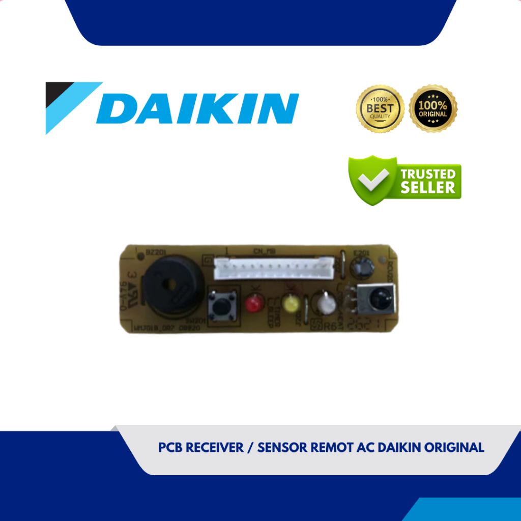 Jual PCB RECEIVER / SENSOR REMOT AC DAIKIN ORIGINAL FWMT03EV1 | Shopee ...