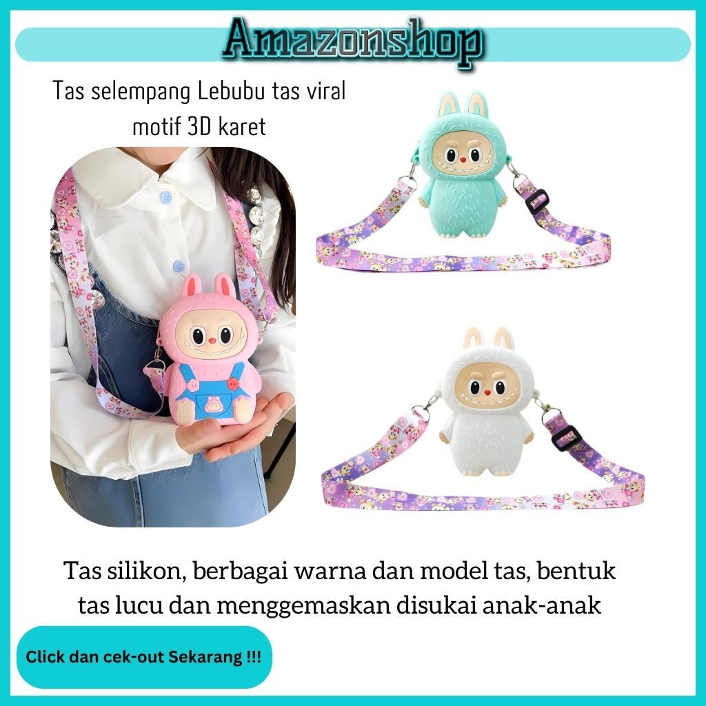 Jual Tas Boneka Labubu The Monster Macaron Tas Pop It Labubu Viral ...