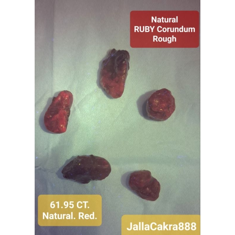 Jual Batu Natural Ruby Corundum Pigeon Blood Rough Bahan Batu Rubi ...
