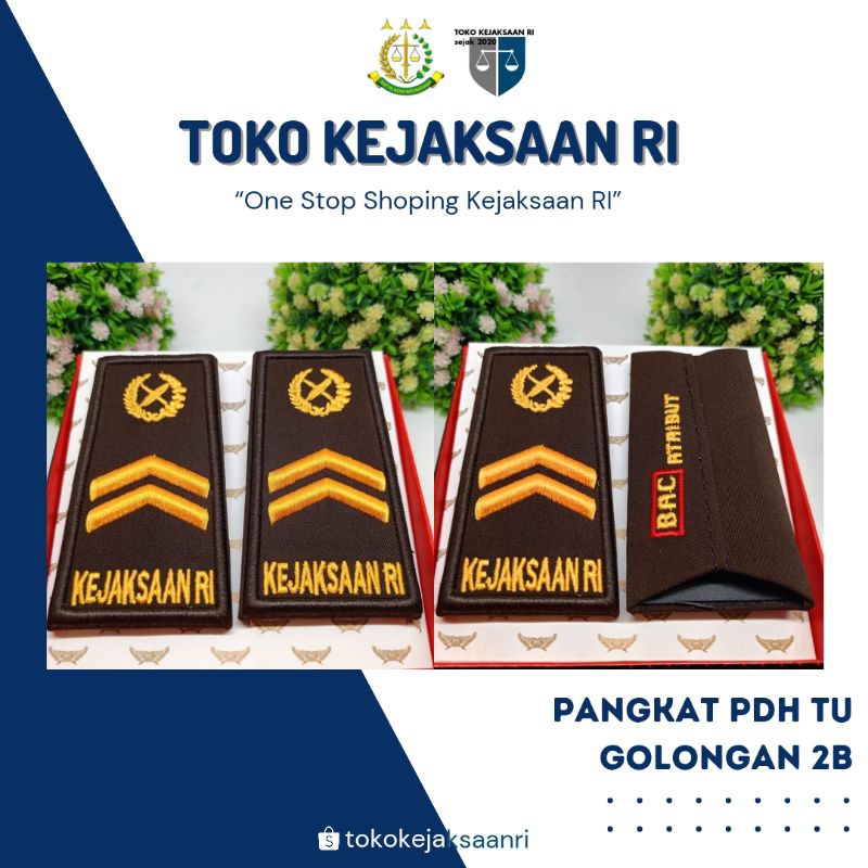 Jual PANGKAT PDH BORDIR GOL 2B IIB KEJAKSAAN RI TU BAC ATRIBUT | Shopee ...