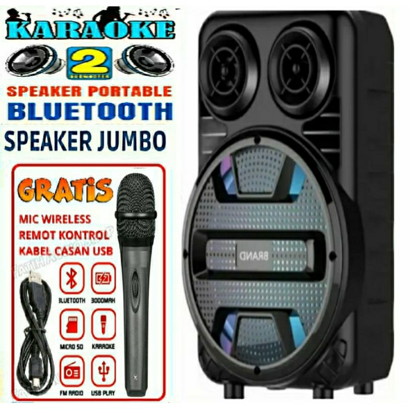 Jual MKC KIMISO 6.8INC Gratis Mic Karoke SQ-338 Free Mic Karoke ...