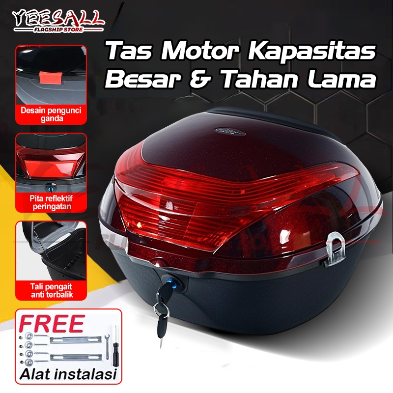 Jual Box Belakang Motor/Kotak Bagasi Motor Berkapasitas Besar/Tahan Air ...