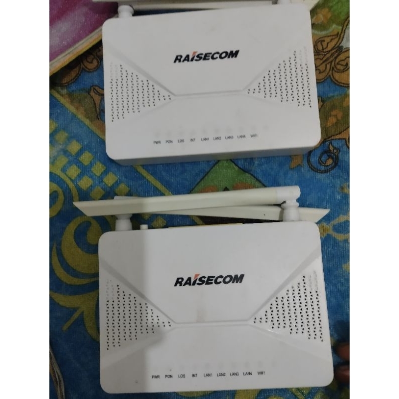 Jual 2 unit Router raisecom HT803-GP-N plus adaptor | Shopee Indonesia