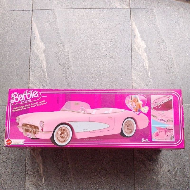 Jual Mattel Original Barbie The Movie Car Vintage Inspired Pink ...