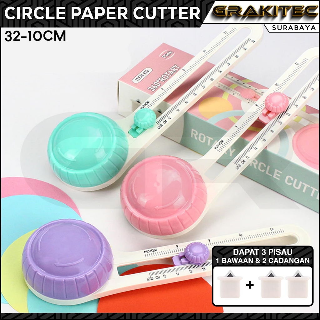 Jual Circle Cutter Premium 10 cm - 32 cm / 4 inc - 12 inc Pisau Alat ...