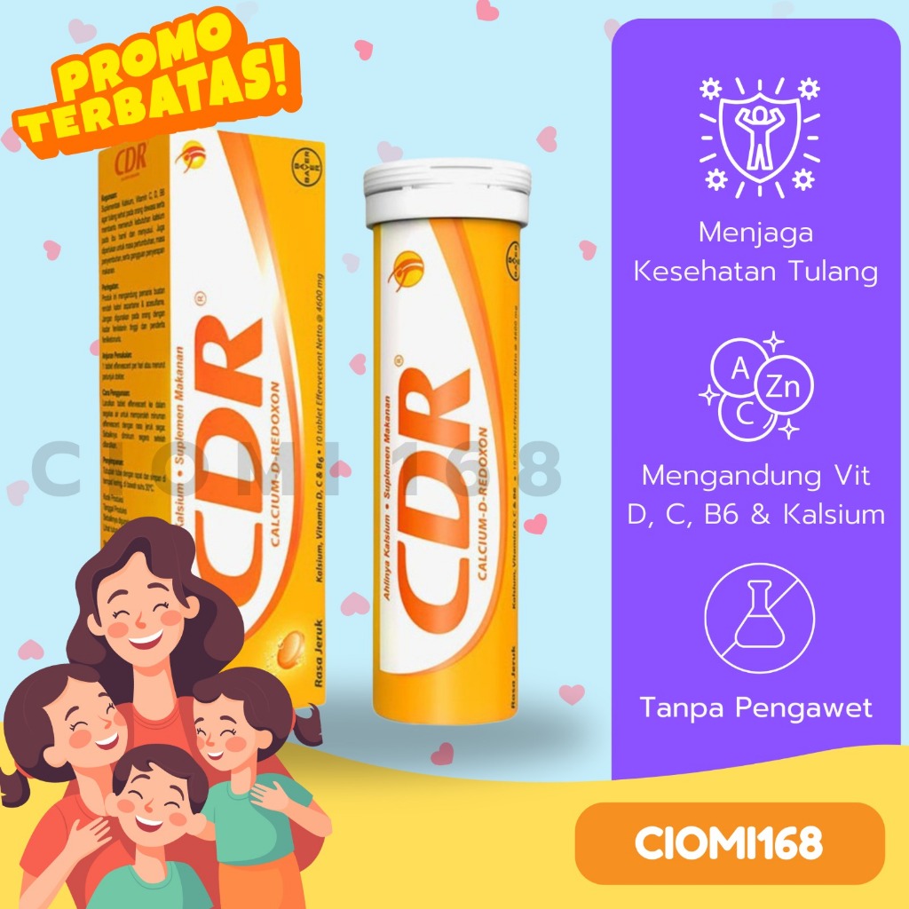 Jual REDOXON TRIPLE ACTION - CDR Vitamin D Redoxon Calcium Kesehatan ...