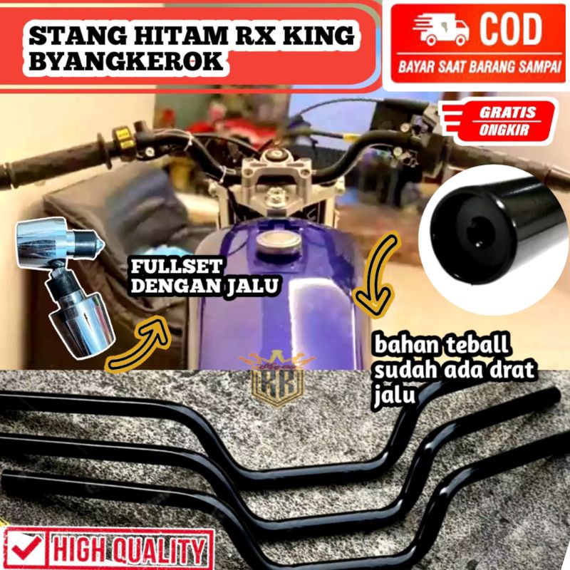 Jual Stang Rx king Balap stang stir rx king pendek stang scorpio/rxz ...