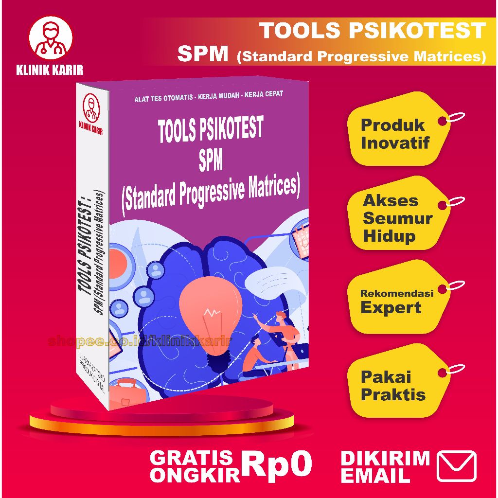 Jual Klinik Karir Tes Psikotes SPM (Standard Progressive Matrices ...