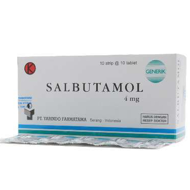 Jual SALBUTAMOL 4MG 1 BOX 100 TABLET (YARINDO) | Shopee Indonesia