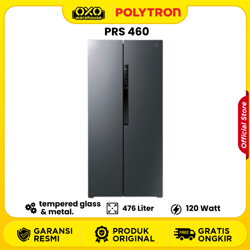 Jual POLYTRON Side By Side PRS 460/ PRS 460B 2 Pintu New Belleza ...