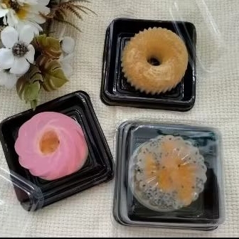 Jual Mika Kotak Pudding Puding Moon cake Mooncake Petak Segi Agar Jelly ...