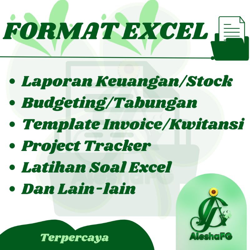 Jual Template Excel | Invoice | Kwitansi | Laporan Keuangan | Project ...