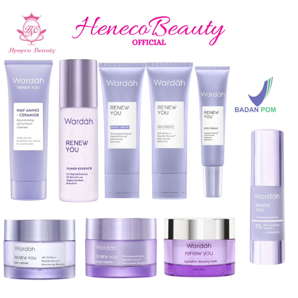 Jual WARDAH Renew You Anti Aging Series - Facial Wash - Eye - Day ...