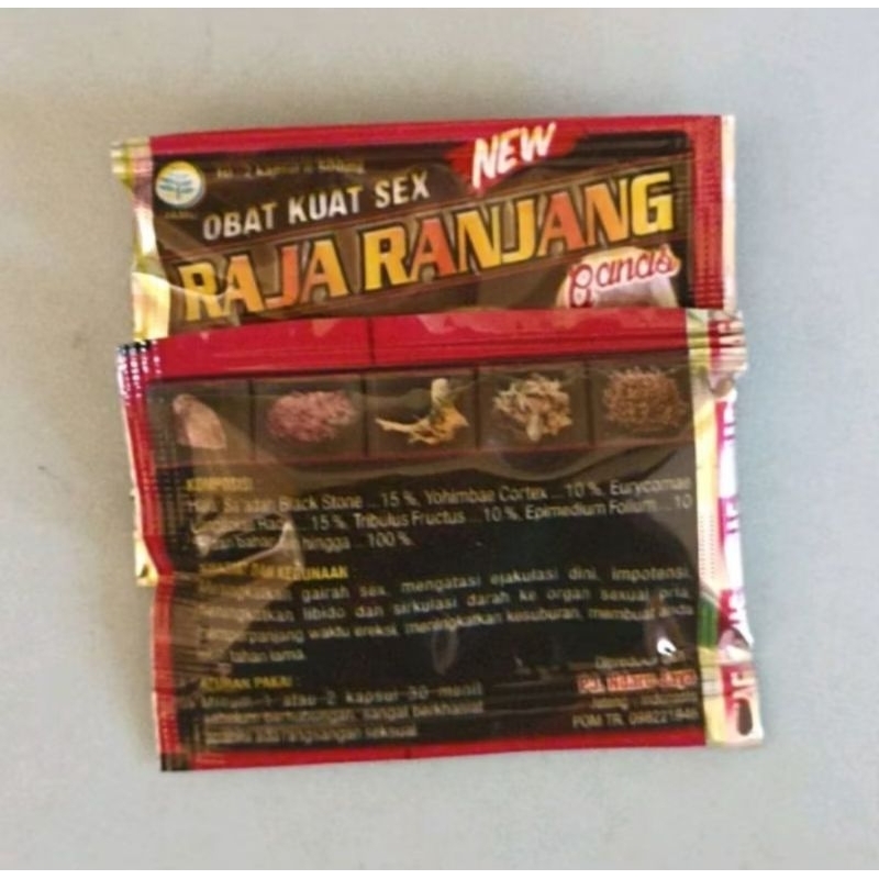 Jual Kapsul RAJA RANJANG Obat Kuat Obat Tahan Lama (1Sachet isi 2 Kapsul) | Shopee Indonesia
